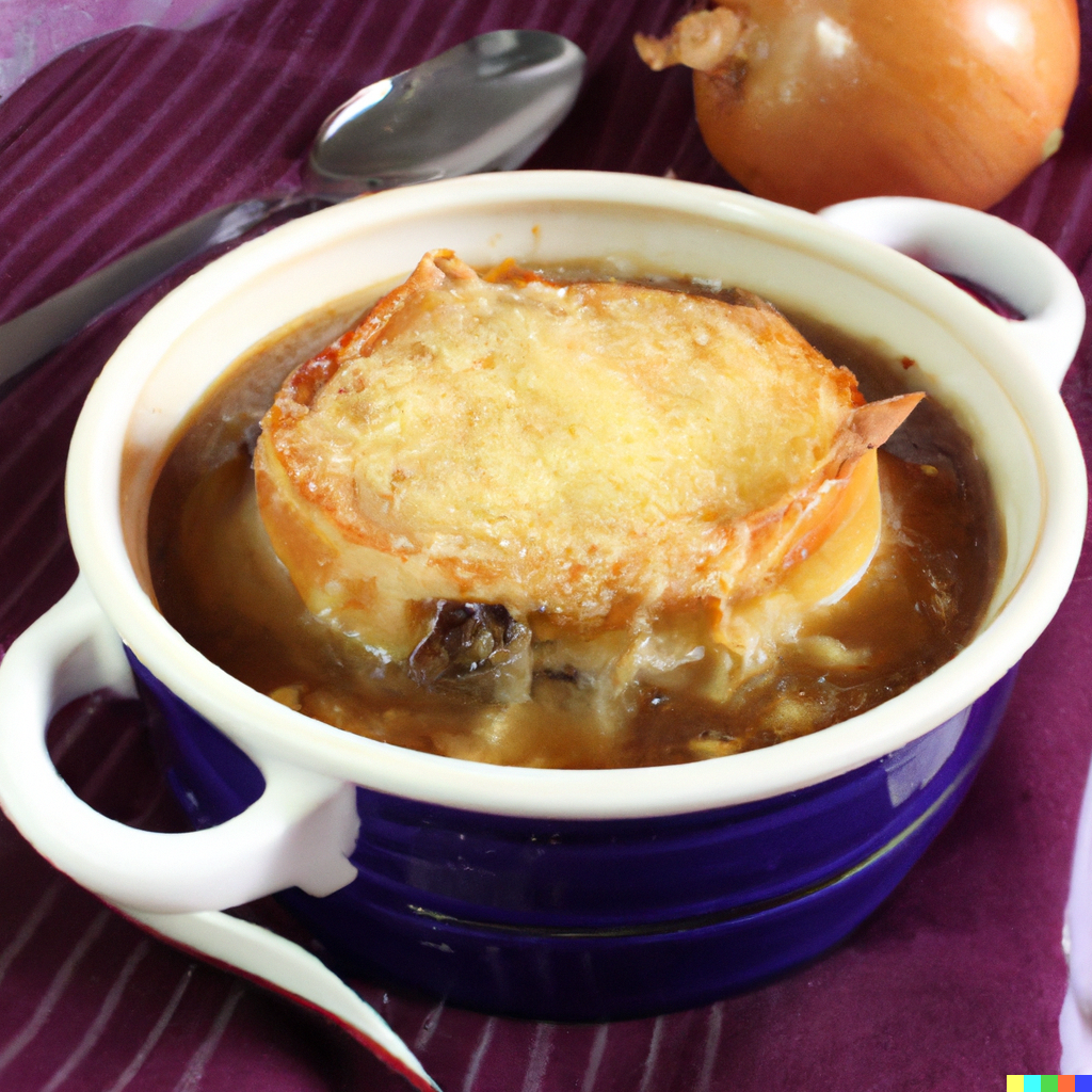 Klassieke Franse uiensoep - Zee in het Land